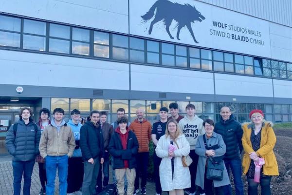 Film, Media and Journalism students visit Wolf Studios and BBC Cardiff ...