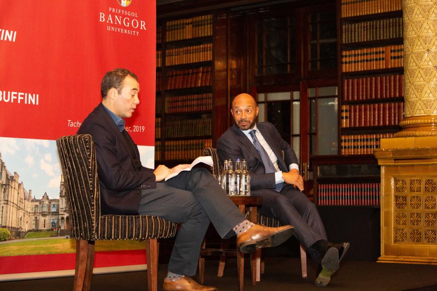 An Evening with Sir Damon Buffini with William Lewis | Bangor University